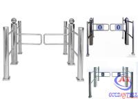China Bidirectional Swing Barrier Gate sliding mechanism / bus station pedestrian security gates for sale