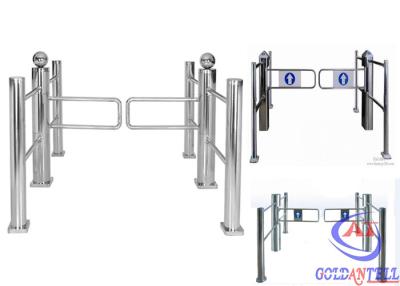China Bidirectional Swing Barrier Gate sliding mechanism / bus station pedestrian security gates for sale