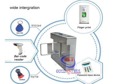 China DC Brushless Motor Pedestrian security gates / train station turnstile Access Control for sale