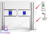 China Supermarket Bi - directional turnstile entry systems By Infrared Induction for sale