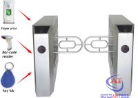 China Multiple Read Full Automatic Swing Barrier Gate 304 304 Stainless Steel for sale