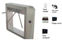 China Fast pass Tripod Turnstile Gate , bidirectional Turnstile Security Products long range control for sale