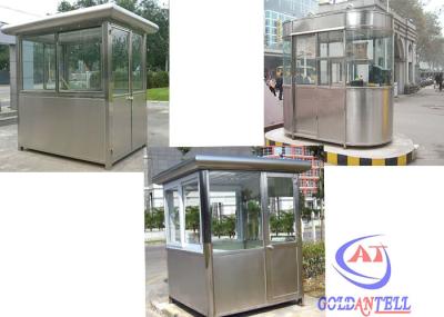 China Durable Prefab Security Sentry Box Steel Structure sandwich panel door for sale