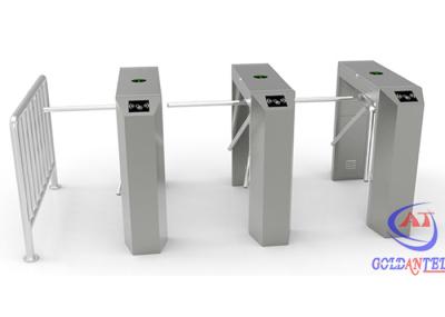 China RFID Tripod Turnstile Gate Mechanism , Stainless Steel entrance security systems for sale