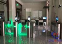 China Smart Entrance RFID Card Flap Turnstile Gate Fully Automatic Pedestrian Access Control for sale