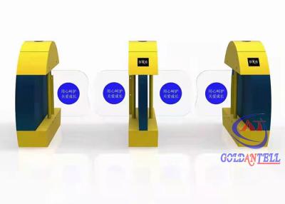 China One Way Turnstile Entrance Gates QR Code RFID Reader Access Control Turnstile Gate for sale