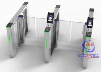 China Buzzer Alarm Fastlane Turnstiles Brushless Servo Motor Fingerprint Scanner For Office for sale