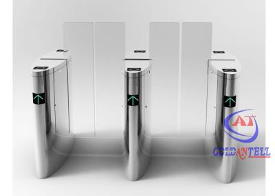 China Mechanism DC Brushless Motor Speed Turnstile Gate Automatic 1.8meter Height Glass Barrier for sale