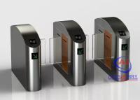 China Stainless Steel Waist Height Turnstile ESD BLDC Motor Security Door For Gym for sale