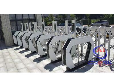 China Outdoor Entrance QR Code Turnstile Fingerprint Face Recognition Turnstile for sale