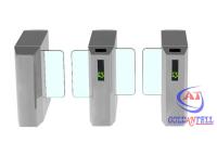 China Anti Crush Optical Speedlane Turnstile High End RFID Turnstile For Stadium for sale