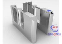 China Fully Automatic RFID Speed Security Access Gates Stainless Steel High Baffle For Airport for sale