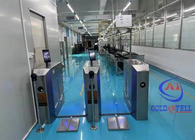 China Security Metal Turnstile Outdoor Entrance Access Control With ESD QR Code Scanner Reader for sale