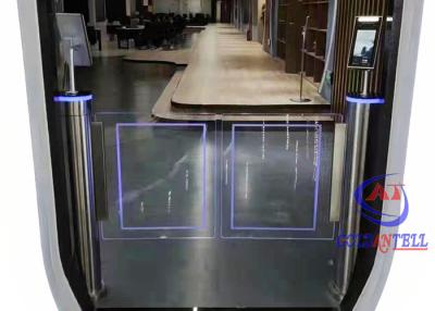 China Flap / Swing Speed Turnstile Gate QR Code Turnstile For Public Office for sale