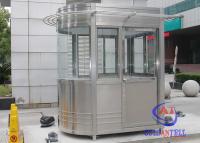 China Stainless Steel 304 Security Guard Cabin Booth Custom Size design for sale
