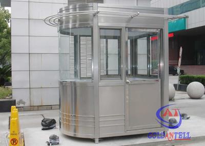 China Stainless Steel 304 Security Guard Cabin Booth Custom Size design for sale