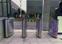 China Outdoor RS485 RFID Smart Gate Flap Barrier System For Schools Gym for sale