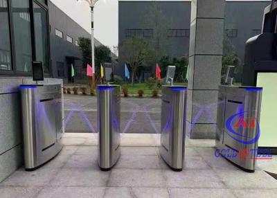 China Outdoor RS485 RFID Smart Gate Flap Barrier System For Schools Gym for sale