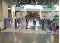 China Waterpark Security Pedestrian Turnstile Gate Anti Tailing Face Recognition Controlled for sale