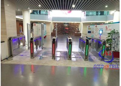 China Waterpark Security Pedestrian Turnstile Gate Anti Tailing Face Recognition Controlled for sale