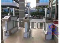 China Heavy Duty Entrance Turnstile Security Doors Stainless Steel Bidirectional Robust Barrier for sale