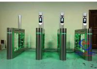 China Pedestrian Swing Gate Barrier Portable Face Recognition Optical Access Control Turnstile for sale