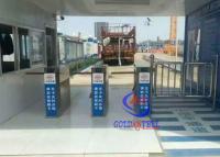 China Bi Directional Semi Automatic Tripod Turnstile Gate With Qr Barcode Reader for sale