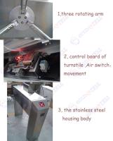China CE Mechanism Access Control Turnstile Tripod Turnstile Gate Barcode Speed Gate For Entrance And Exit for sale