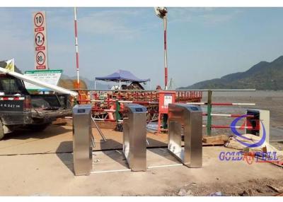 China Bi Directional Tripod Turnstile Gate IP54 With RFID Facial Recognition Access Control for sale