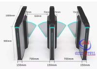 China Standard / Customized Flap Barrier Gate 0.2s Speed With Access Control for sale