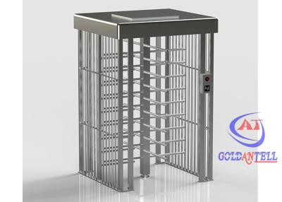 China Anti Tailing Fingerprint Full Height Turnstile Rotating Security Turnstile Gate For Plant for sale