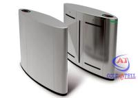 China High Speed LCD Screen Flap Barrier Gate With Facial Recognition Id Card for sale
