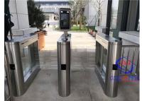 China Outdoor Rfid Card Reader Swing Barrier Gate Turnstile Security With Counter for sale