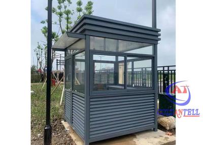 China Large Measurement Used Guard Shacks Parking Morden Temporary Duty Room For Park for sale