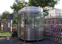 China Oem Security Guard House 201 Stainless Steel For Entrance for sale