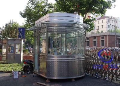 China Oem Security Guard House 201 Stainless Steel For Entrance for sale