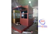 China Outdoor 2000x2500x2400mm Security Guard Room High Standard Customized Dimension for sale