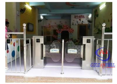 China Store Swing Barrier Gate 600mm Width Flap Access Control Speed Gate Turnstile for sale