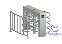 China Mechanism Turn Style Electric Baffle Gate Turnstile With Fingerprint Reader for sale