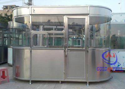 China Customized Parking Lot Guard Booth Outdoor Modular Prefab Security Guard House for sale