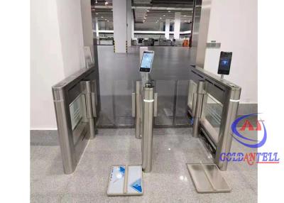 China Office Entry 304 Stainless Steel Swing Speedgate Turnstile High Security Pedestrian Access Control for sale