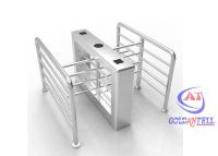 China High Safe Exit Entrance Stainless Steel Turnstile Stable Rotating For Factory for sale