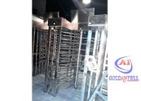 China QR Code RFID Reader Access Control Turnstile Gate Pedestrian Control For Office School Gym for sale