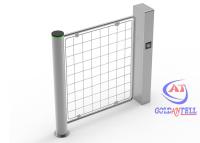 China Vertical Security Turnstile Gate RFID Card Open Cargo Stainless Steel Customized Door for sale