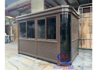 China Modern Portable Security Booth Optional Insulation for Extreme Weather for sale