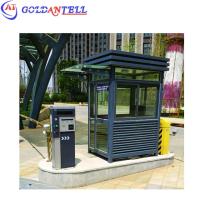 China 320KG to 550KG Gross Weight Stainless Steel Guard Shack 1500x2400mm Customized Size Durable Security Cabin for Long Term for sale