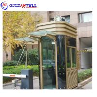 China 30 to 60 degrees Celsius Round Security Booth Compact Modular Guard House Designed for Easy Installation and Maintenance for sale