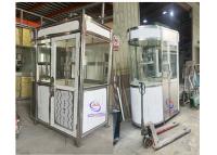 China 20 Years Use Time Stainless Steel Parking Booth Customized Size Heat Insulation Enviroment Friendly for sale