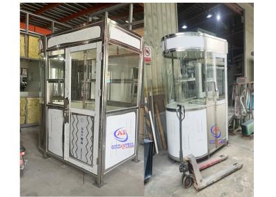 China 20 Years Use Time Stainless Steel Parking Booth Customized Size Heat Insulation Enviroment Friendly for sale