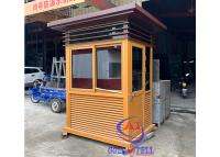 China Shaped Steel Structure Security Cabin Customzied Size and Color Heat Insulation Enviroment Friendly for sale